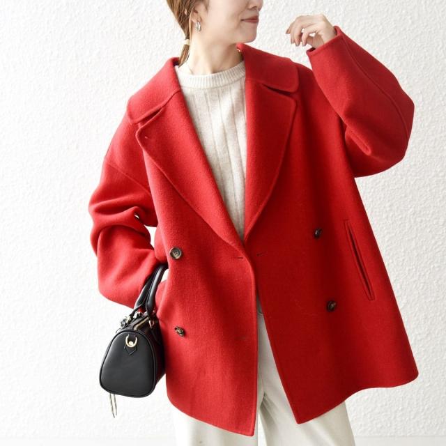 シップス エニィ（SHIPS any）/《一部追加予約》SHIPS any: リバー ダブル テーラード ミドル コクーン コート