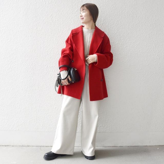 シップス エニィ（SHIPS any）/《一部追加予約》SHIPS any: リバー ダブル テーラード ミドル コクーン コート