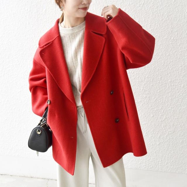 シップス エニィ（SHIPS any）/《一部追加予約》SHIPS any: リバー ダブル テーラード ミドル コクーン コート