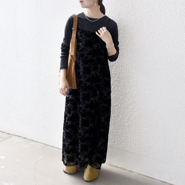 シップス エニィ（SHIPS any）/SHIPS any:〈手洗い可能〉フラワー オパール ロング キャミワンピース