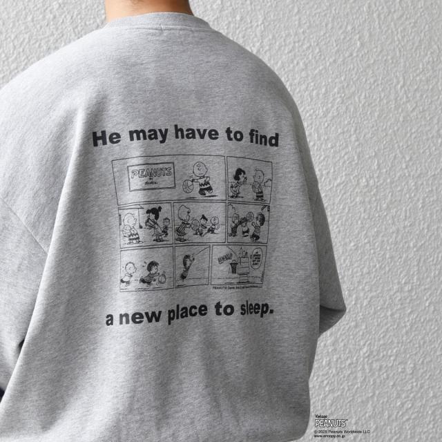 シップス エニィ（SHIPS any）/SHIPS any: SNOOPY コラボ コミック グラフィック プリント スウェット◇