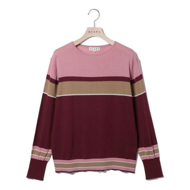 スキャパ（SCAPA）/カシウールボーダーニット