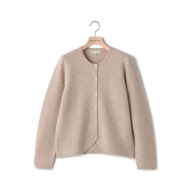 スキャパ（SCAPA）/スモールパターンニットカーディガン