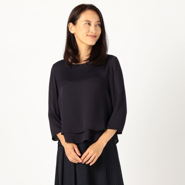 キース/サテンジョーゼット　ブラウス