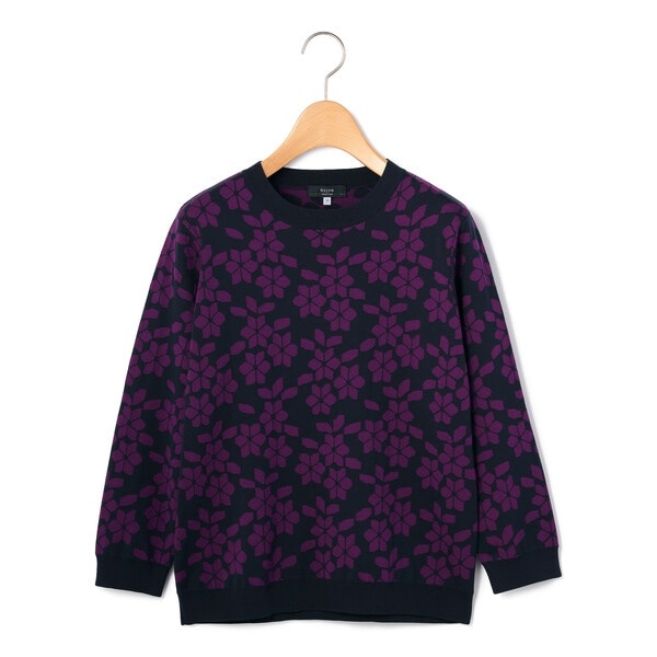 キース（KEITH）/アブストラクトフラワーニット