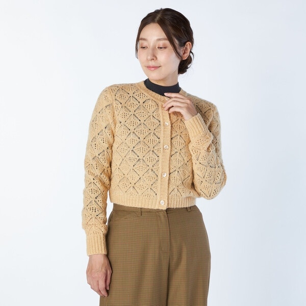 キース（KEITH）/【Lサイズ】クラフトニットカーディガン