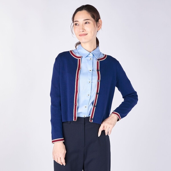 キース（KEITH）/【Lサイズ】トリムニットニットカーディガン