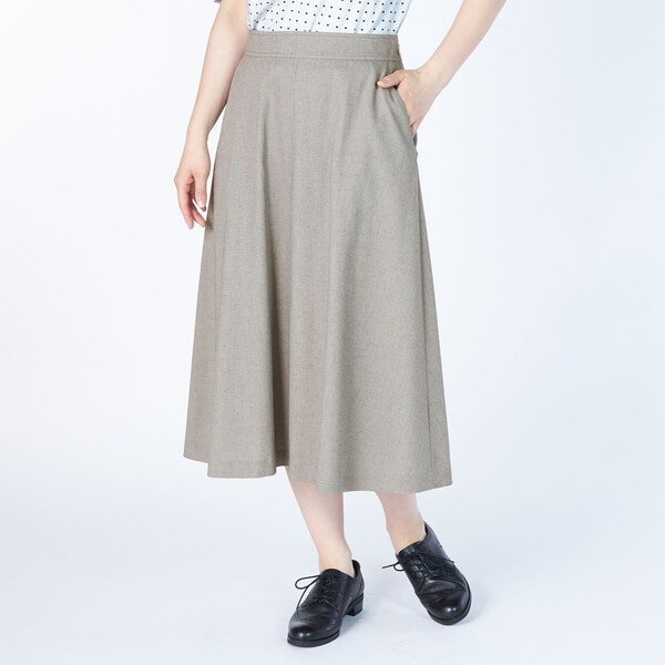 込》 KEITH キース スカート サイズ48 ウールスムーススカート