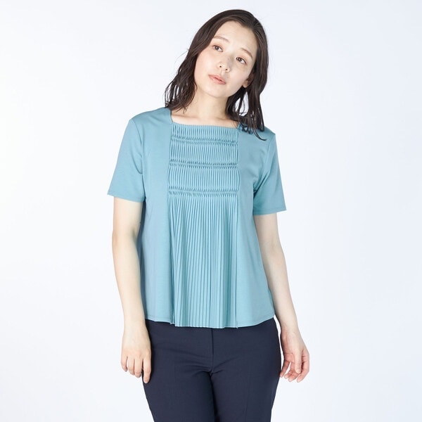 キース（KEITH）/【Lサイズ】プリーツジャージーカットソー