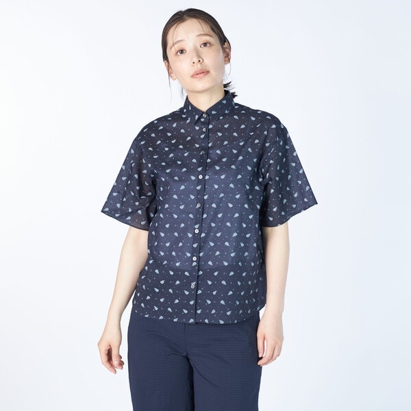 キース（KEITH）/【Lサイズ】プリントWightブラウス