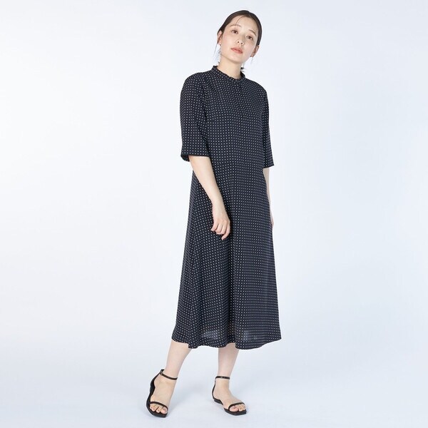 キース（KEITH）/【Lサイズ】スクエアドットワンピース