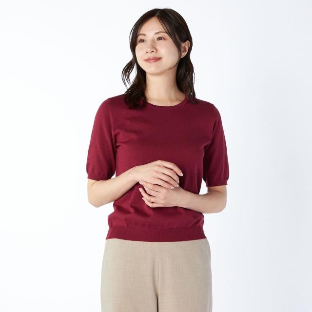 キース（KEITH）/【Lサイズ】オータムハイゲージニットハーフスリーブ