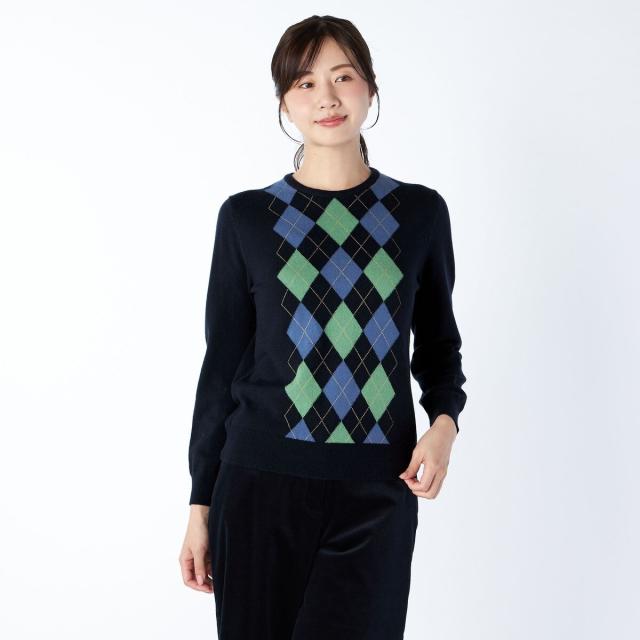 キース（KEITH）/【Lサイズ】アーガイルニット