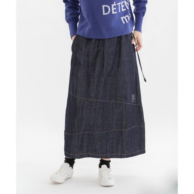 ノップドゥノッド（nop de nod）/Pommeコットンリネンデニムスカート