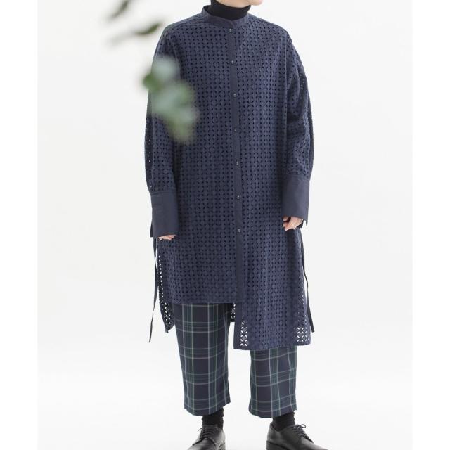 ノップドゥノッド（nop de nod）/エンブロイダリーチュニックシャツ