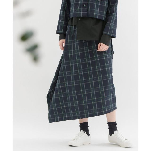 【NEW】ノップドゥノッド（nop de nod）/チェックアシメトリースカートの通販はau PAY マーケット - Brand Square ...