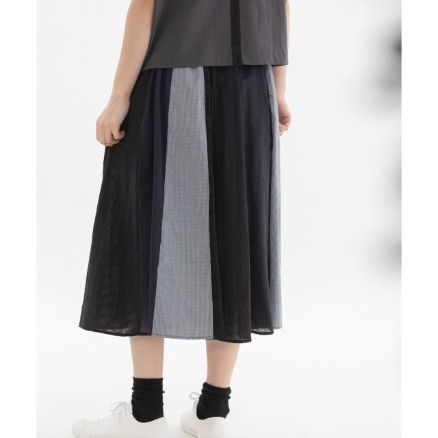 ノップドゥノッド（nop de nod）/misc異素材づかいふんわりスカート