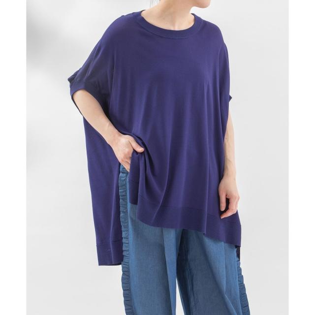 ノップドゥノッド（nop de nod）/後ろフリルオーバーサイズニット