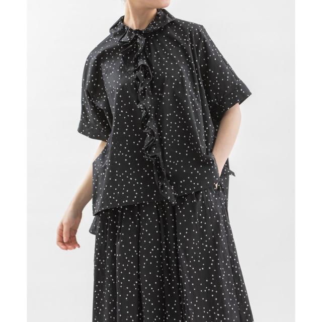 ノップドゥノッド（nop de nod）/ローンフリルブラウス