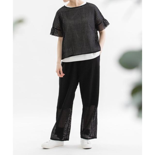 ノップドゥノッド（nop de nod）/エンブロイダリーパンツ