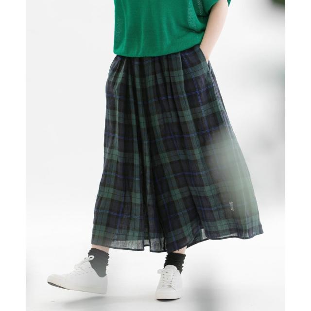 ノップドゥノッド（nop de nod）/リネンタータンタックキュロット