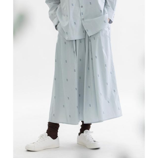 ノップドゥノッド（nop de nod）/フロッキースワンブロードタックキュロット