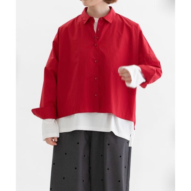 ノップドゥノッド（nop de nod）/Cielタイプライタークロップドシャツ