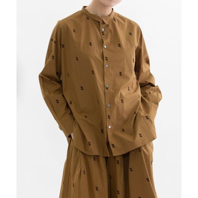 ノップドゥノッド（nop de nod）/フロッキースワンブロードシャツ