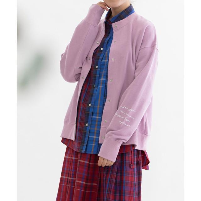 ノップドゥノッド（nop de nod）/裏毛カーディガン