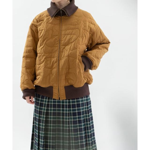 ノップドゥノッド（nop de nod）/スワンキルティングリバーシブルブルゾン