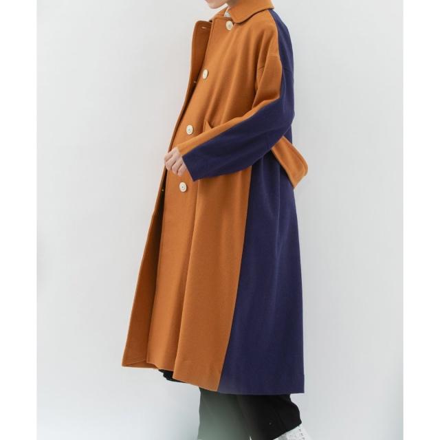 ノップドゥノッド（nop de nod）/バイカラーロングコート
