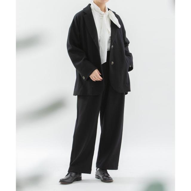 ノップドゥノッド（nop de nod）/ウール圧縮天竺イージーパンツ