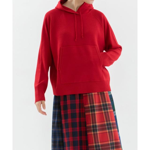 ノップドゥノッド（nop de nod）/12ゲージプレーティング総針プルパーカー