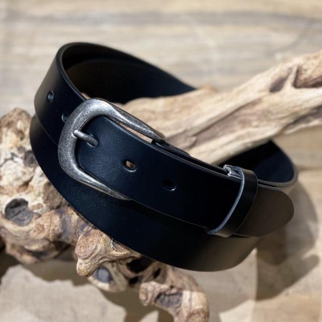 WH1953（WH1953）/オイルレザー 1枚革 ベルト / 35mm幅 / オーバルバックル / 牛革