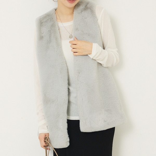 アバハウス マヴィ（abahouse mavie）/フェイクファーベスト