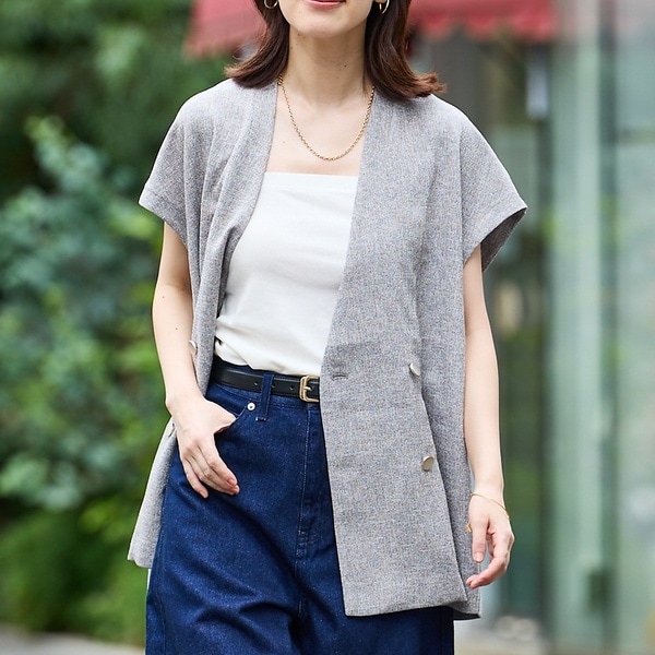 アバハウス マヴィ（abahouse mavie）/【セットアップ対応】ライトツィードフレンチジャケット