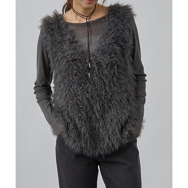 アバハウス マヴィ（abahouse mavie）/フェザーチュールヤーンニットベスト