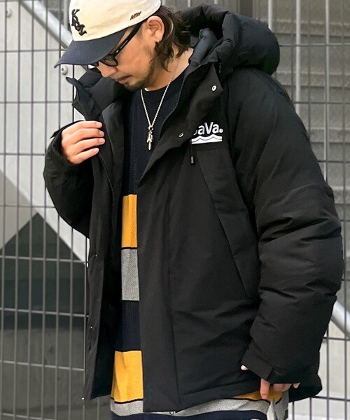 クラシカルエルフ（Classical Elf）/《Javaジャバコラボ》極暖、異素材パネルフェイクダウンジャケット