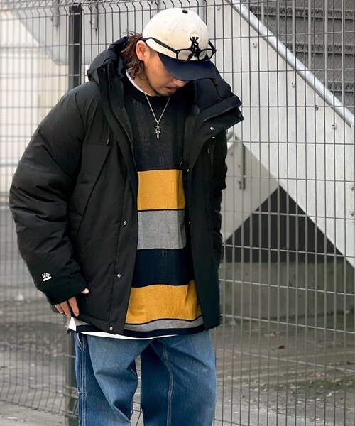 クラシカルエルフ（Classical Elf）/《Javaジャバコラボ》極暖、異素材パネルフェイクダウンジャケット