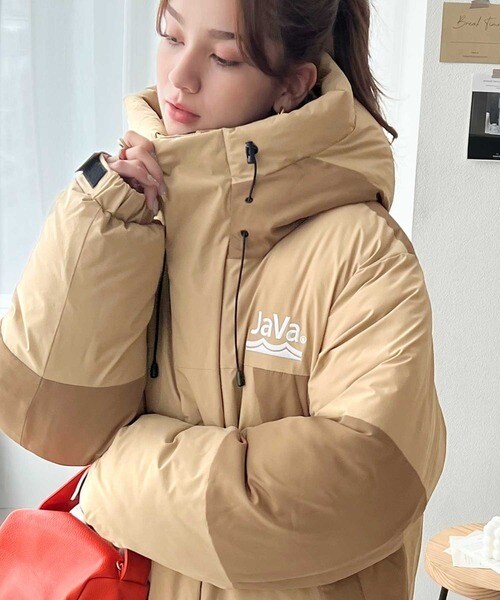 クラシカルエルフ（Classical Elf）/《Javaジャバコラボ》極暖、異素材パネルフェイクダウンジャケット