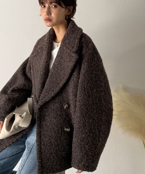 クラシカルエルフ（Classical Elf）/【Classical Evon】やさしい肌触りで、大人のきちんと感を演出。軽やかブークレPコート