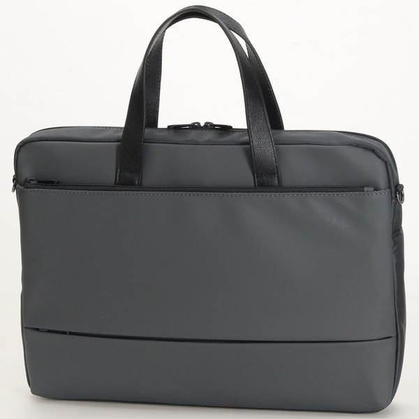 トキ/ビジネスでもカジュアルでも使える、スマートデザイン牛革ハンドルレザー2WAYブリーフバッグ