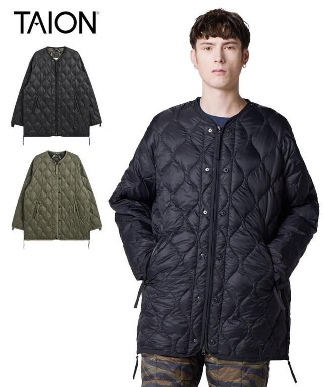 タイオン（TAION）/【TAION】ミリタリー M65 ライナーWジップ ダウンジャケット−ソフトシェル