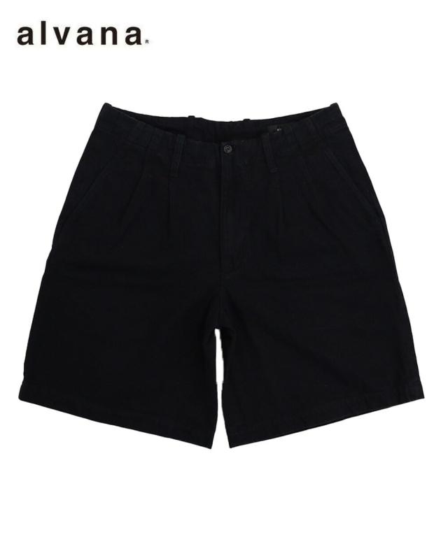 スタイライズ（STYLISE）/【alvana】NATURAL TWILL SHORT PANTS / インクブラック