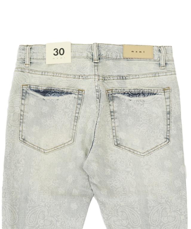 スタイライズ（STYLISE）/【mnml】X696 PAISLEY PATTERNED SKINNY