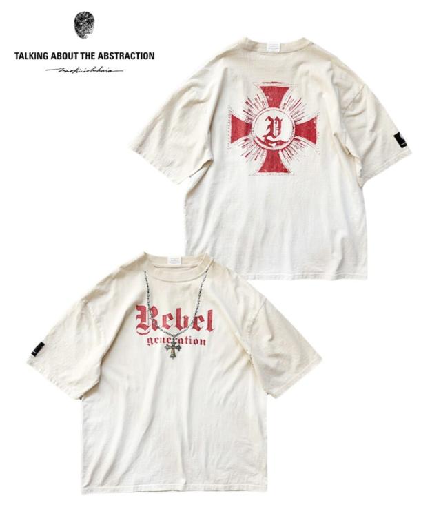 スタイライズ（STYLISE）/【TALKING ABOUT THE ABSTRACTION】CROSS NECKLACE TEE