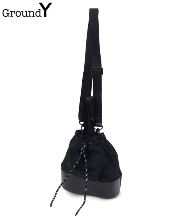 スタイライズ（STYLISE）/【Ground Y】WRINKLED NYLON 2 WAY POUCH