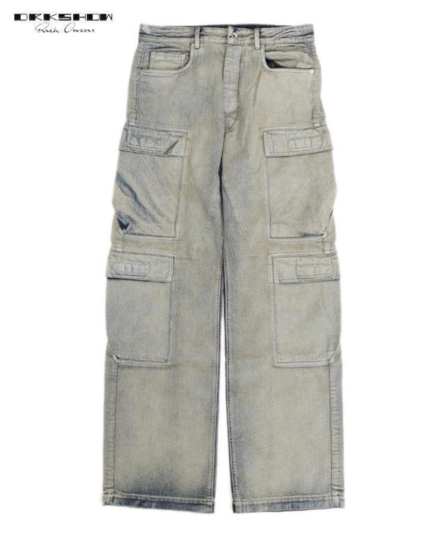 スタイライズ（STYLISE）/【DRKSHDW】DOUBLE CARGO JEANS / ミネラルパール