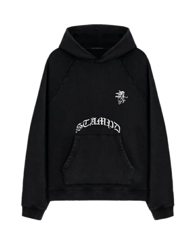 スタイライズ（STYLISE）/1993 CHERUB RAGLAN HOODIE −  WASHED / ブラック [SL
