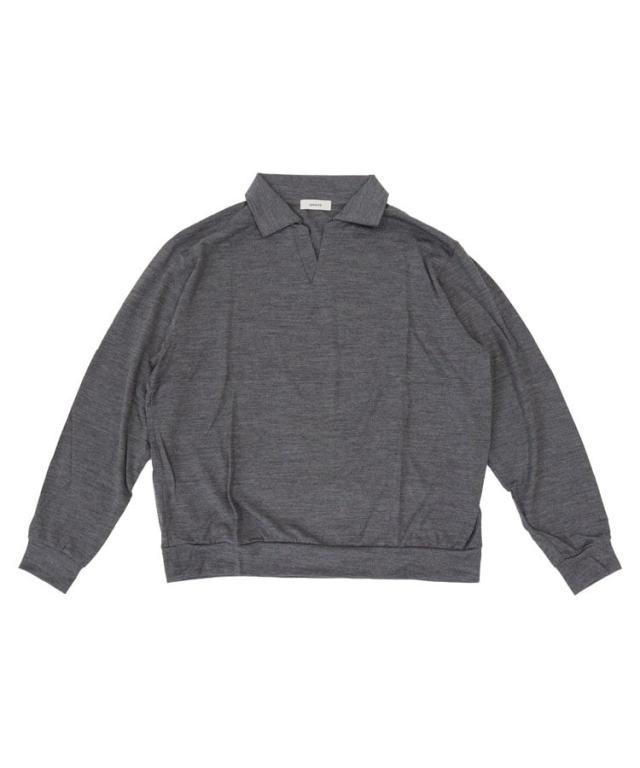スタイライズ（STYLISE）/MERINO WOOL SKIPPER L/S SWEAT SHIRTS / グレー [ALV−00